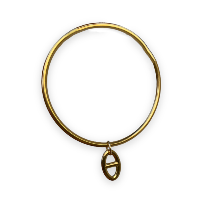 Jonc doré maille marine :: Shop Stainless